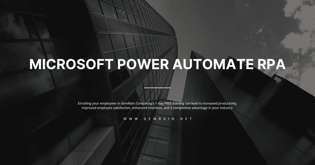 Microsoft Power Automate Rpa